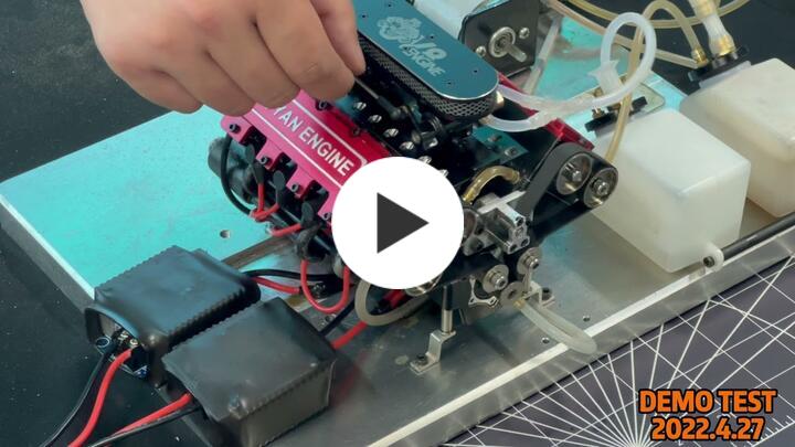 Enginediy: How To Start V8 Engine from TOYAN & EngineDIY Team | Milled