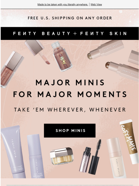 Fenty Beauty: NEW major minis! | Milled