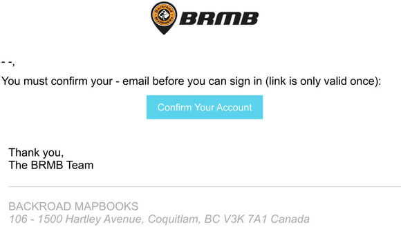 Backroad Mapbooks: Please confirm your Backroad Mapbooks account | Milled
