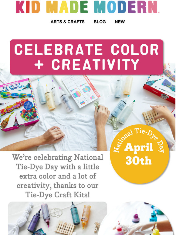 Kid Made Modern: Fun Craft Kits For National Tie-Dye Day | Milled