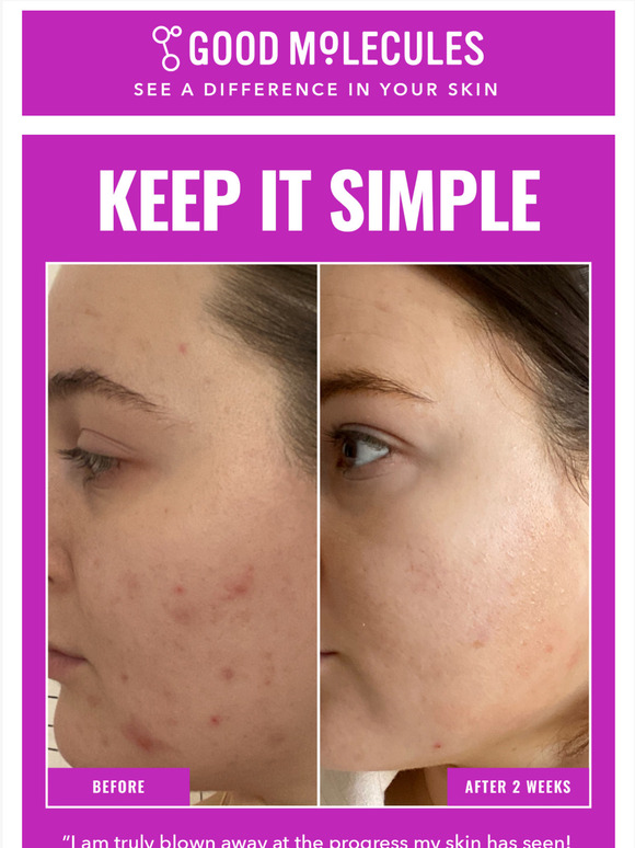 Good Molecules: see a difference in 3 steps | Milled