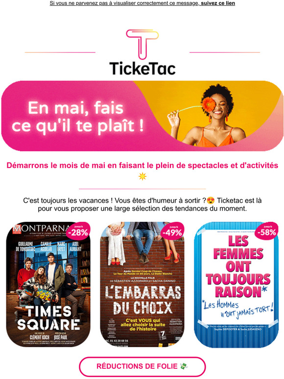 Ticketac: Dcouvrez votre programme du mois de mai ! | Milled