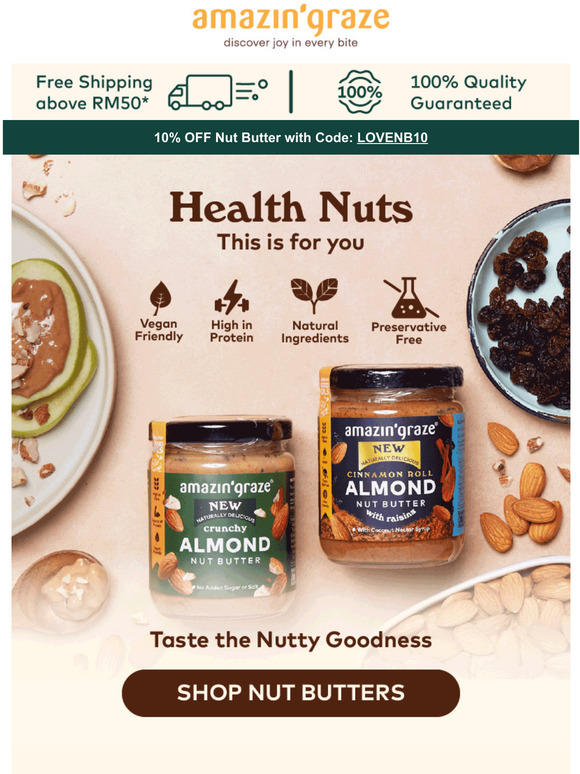 Amazingraze: Meet our Amazing Nut Butters | Milled