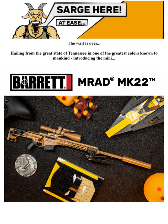GoatGuns: Introducing the Mini Barrett MK22 - Sarge's Baddest New Model ...