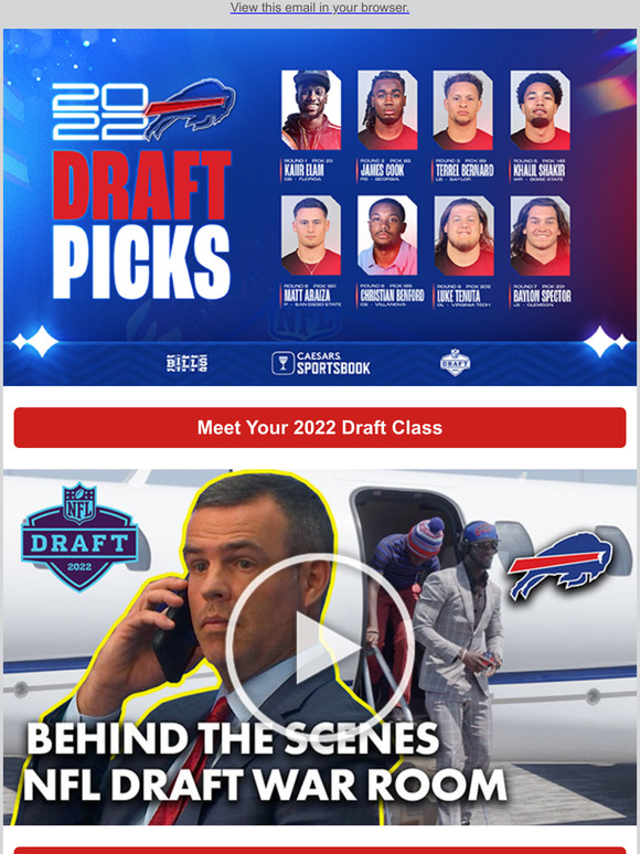 Buffalo Bills: Introducing your 2022 Bills Draft Class! | Milled