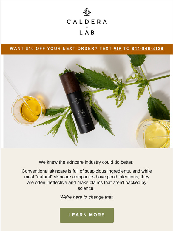Caldera + Lab: The secret to healthier skin... | Milled