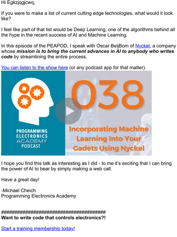 Programming Electronics Academy: Say What?! Build and deploy an AI ...