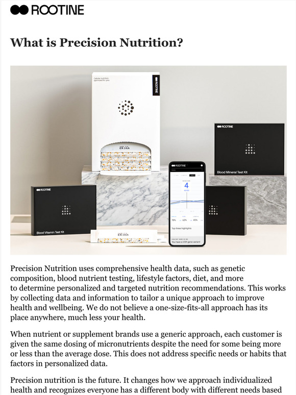 Rootine: What is Precision Nutrition? | Milled