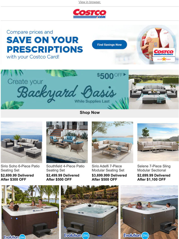 Costco: Refresh Your Backyard with Savings on Gazebos, Patio Furniture ...