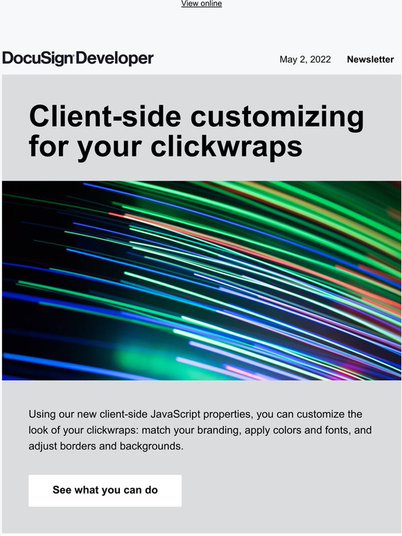DocuSign: Custom styling for your clickwraps! | Milled