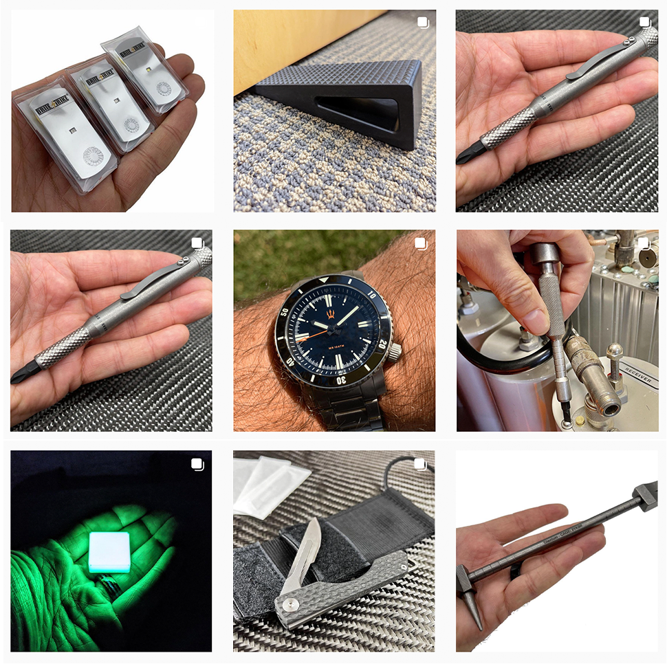 CountyComm: Military-grade Gear Anodized compasses, titanium capsules ...