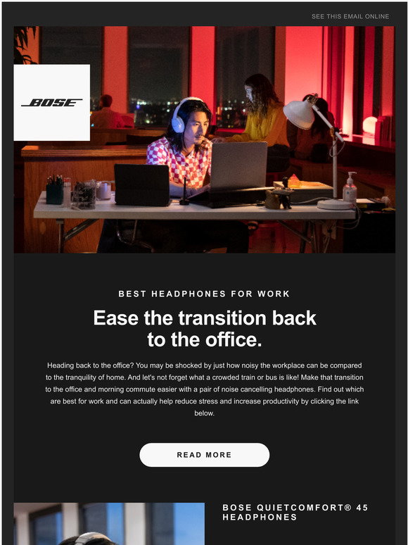 Bose: Find out how to make returning to the office easier | Milled