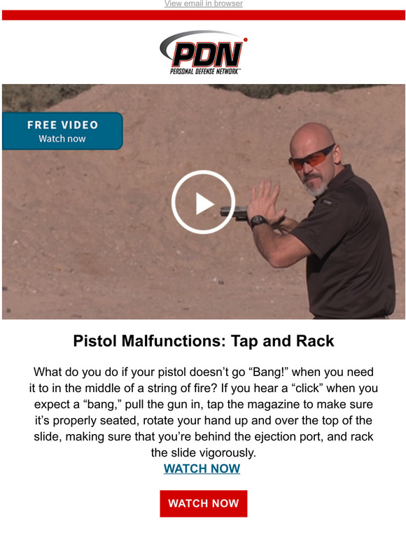 TN Marketing, LLC: Pistol Malfunctions: Tap and Rack | Milled
