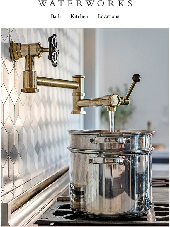 Waterworks: Articulated Style: Perfect Pot Fillers | Milled