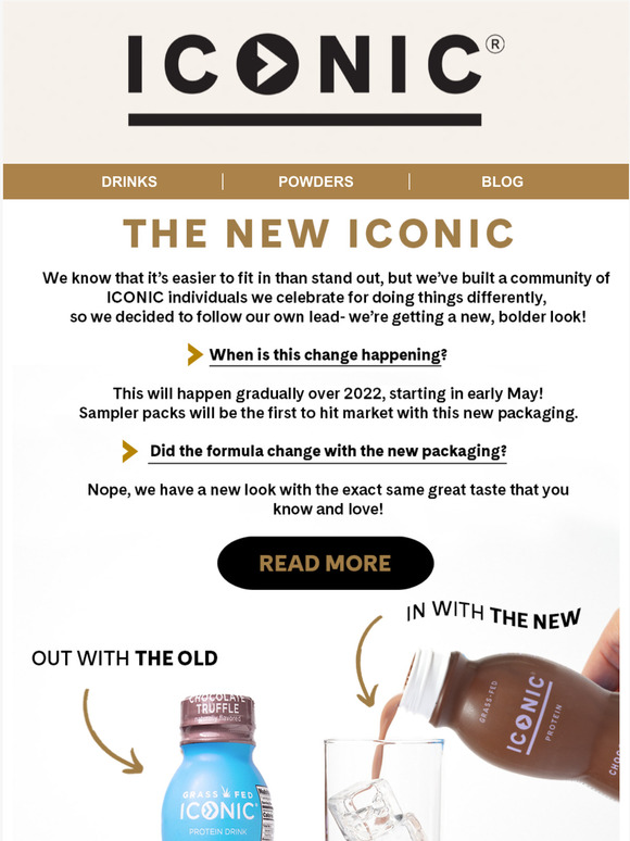 Iconic Protein: First Look at the New ICONIC | Milled