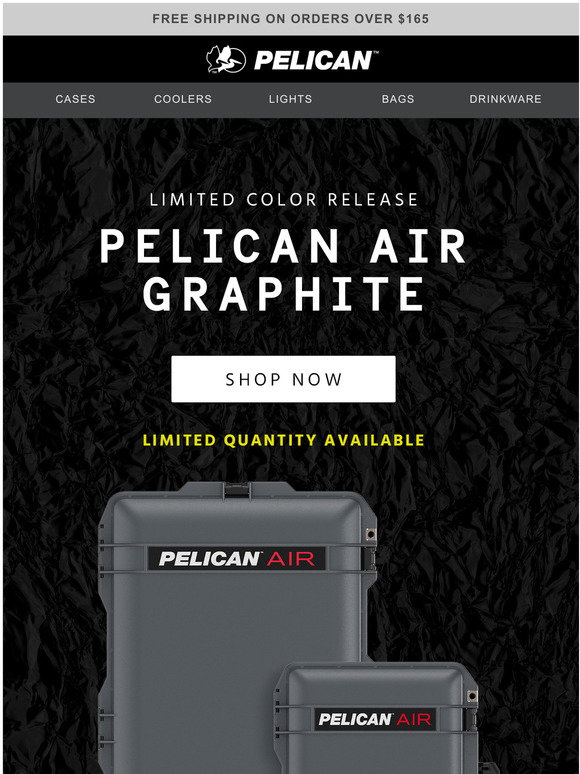 Pelican Products: Limited-Edition Color: 1535 and 1615 Air Graphite ...
