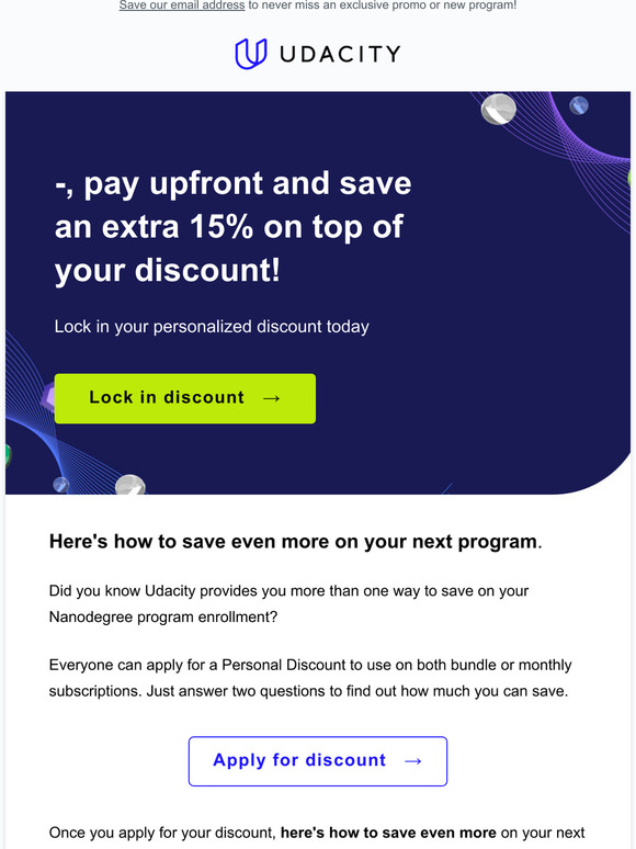 Udacity: Here's how to save even more on your Nanodegree program. | Milled Udacity: Here's how to save even more on your Nanodegree program. | Milled