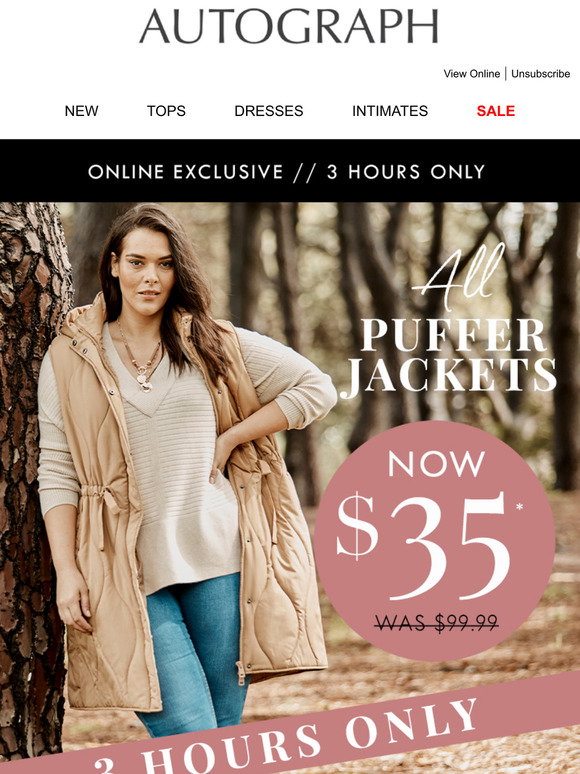 Autograph Fashion: Introducing ALL New Puffer Jackets NOW $35 Was $139. ...