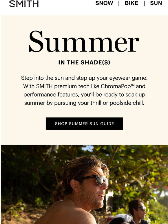 Smith Optics: Shades to match your summer plans | Milled