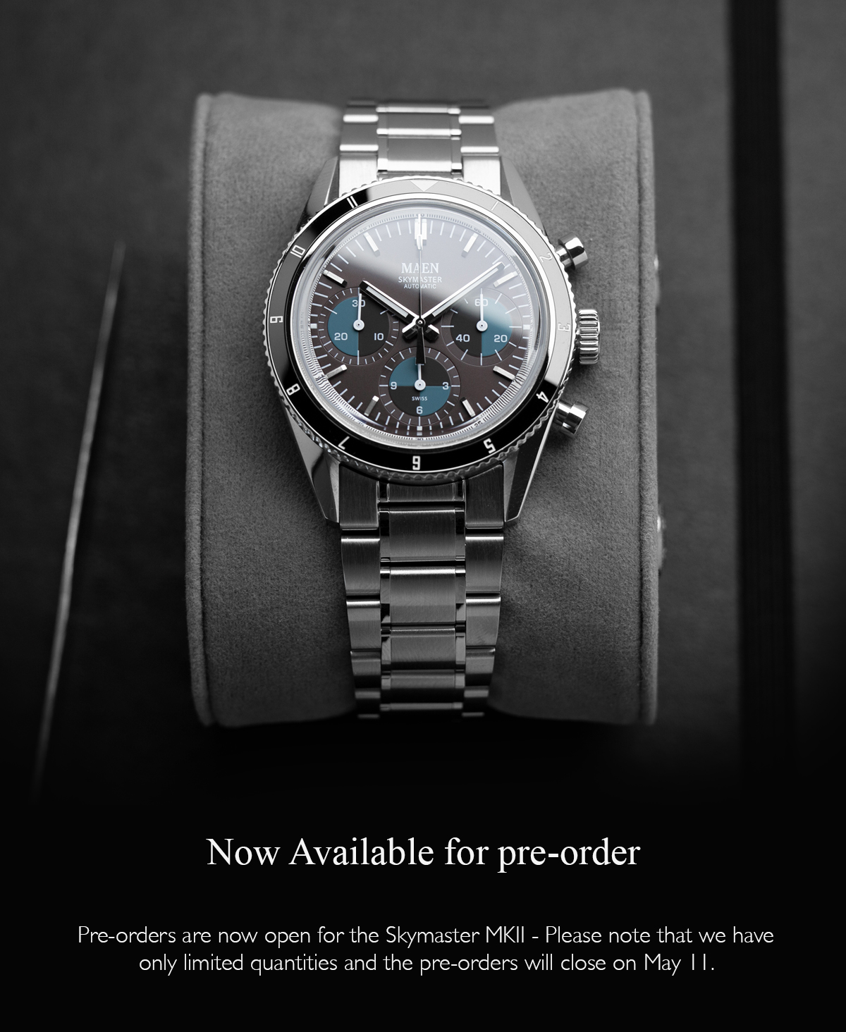 MAEN Watches: Skymaster 38 MKII - Now Available For Pre-Order! | Milled