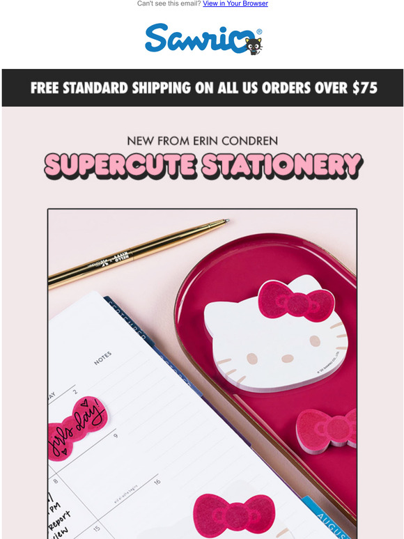 Hello Kitty: New Hello Kitty Stationery: Out Now! | Milled