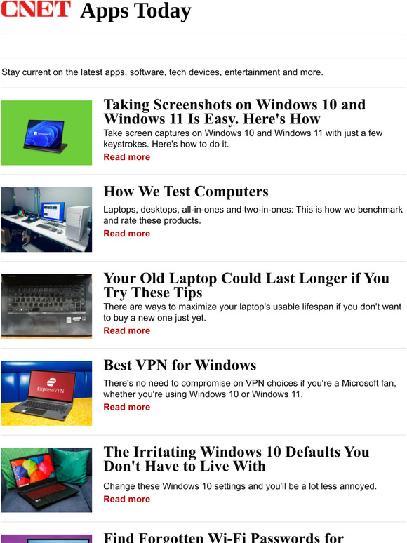 CNET: Taking Screenshots on Windows 10 and Windows 11 Is Easy. Here's ...