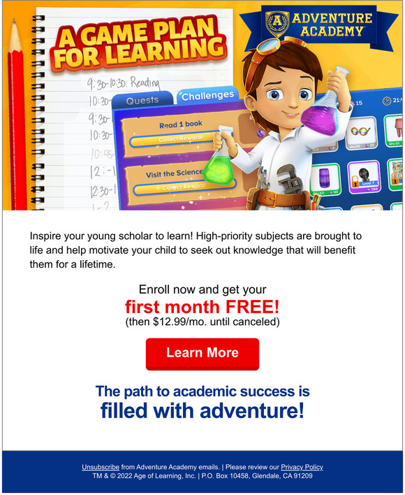 Adventure Academy: Game-Based Learning from the Creators of ABCmouse ...