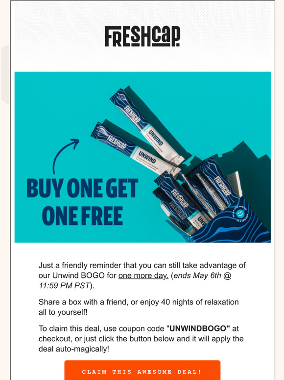 FreshCap: ...one day left | Milled