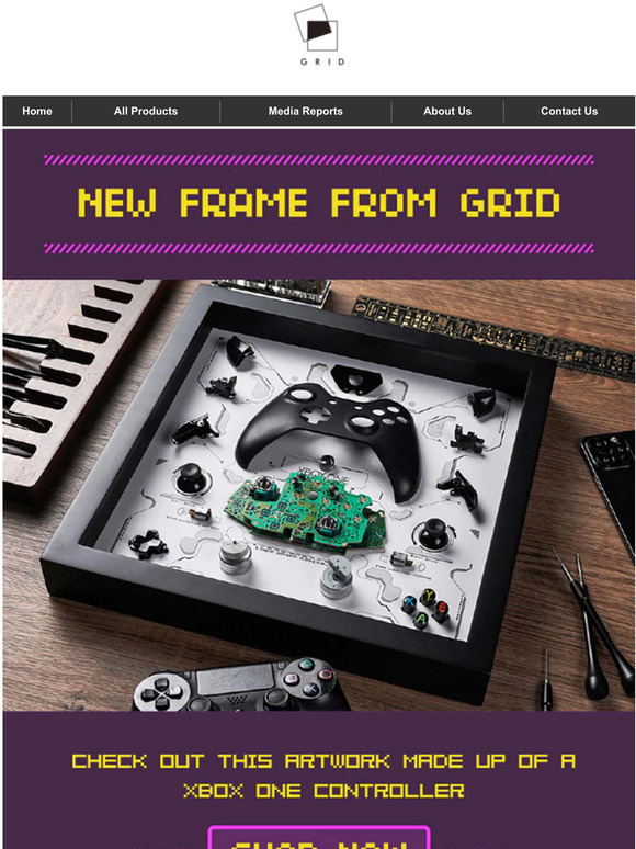 Grid Studio: NEW Xbox Controller Frame FROM Grid Studio | Milled