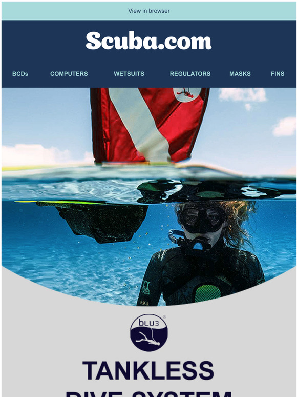 LeisurePro: BLU3's Tankless Dive System = Diving Innovation | Milled