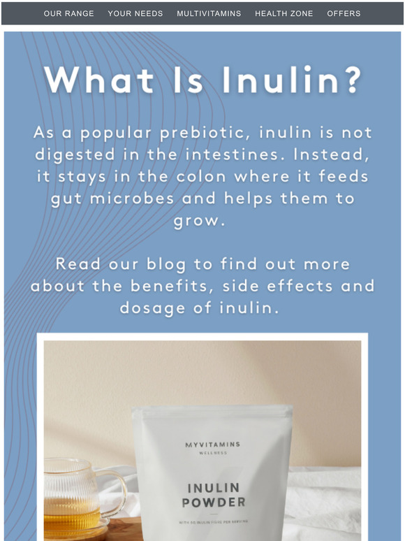 Myvitamins: How does inulin help gut health? | Milled