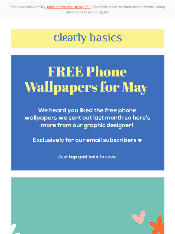Clearly Basics: FREEBIE: Your May Reminders | Milled