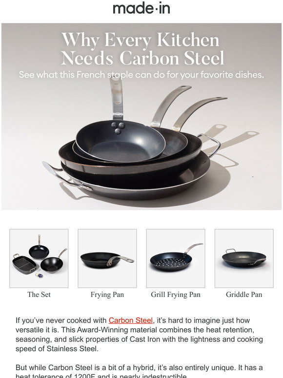 Made In: Like cast iron, but better. | Milled