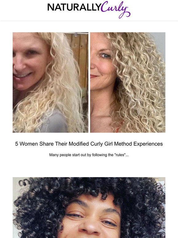NaturallyCurly: 5 Women Share Their Modified Curly Girl Method ...