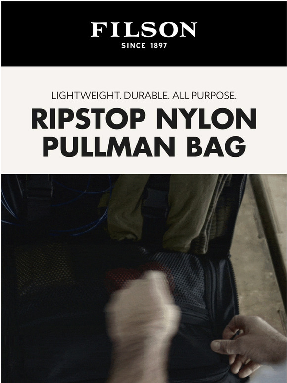 Filson: Lightweight, Durable Pullman Bag | Milled