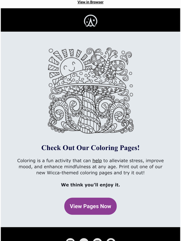Wicca Academy: Check out our NEW coloring pages. | Milled