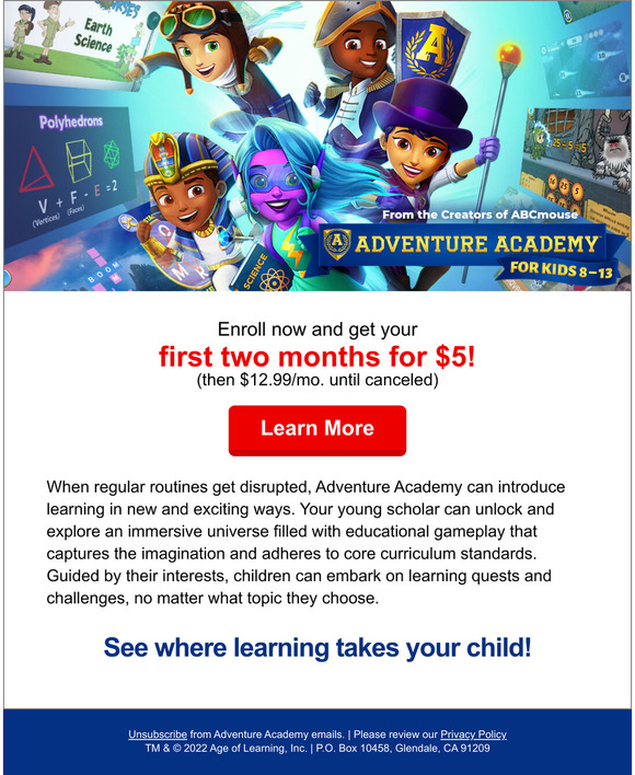 Adventure Academy: Enrich Your Childs Educational Journey | Milled