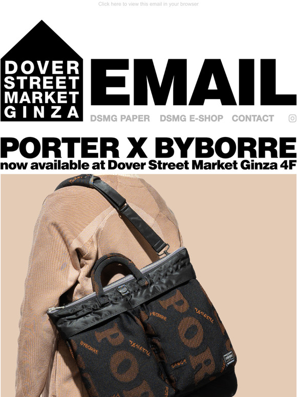 Dover Street Market: Porter x Byborre now available at Dover Street ...