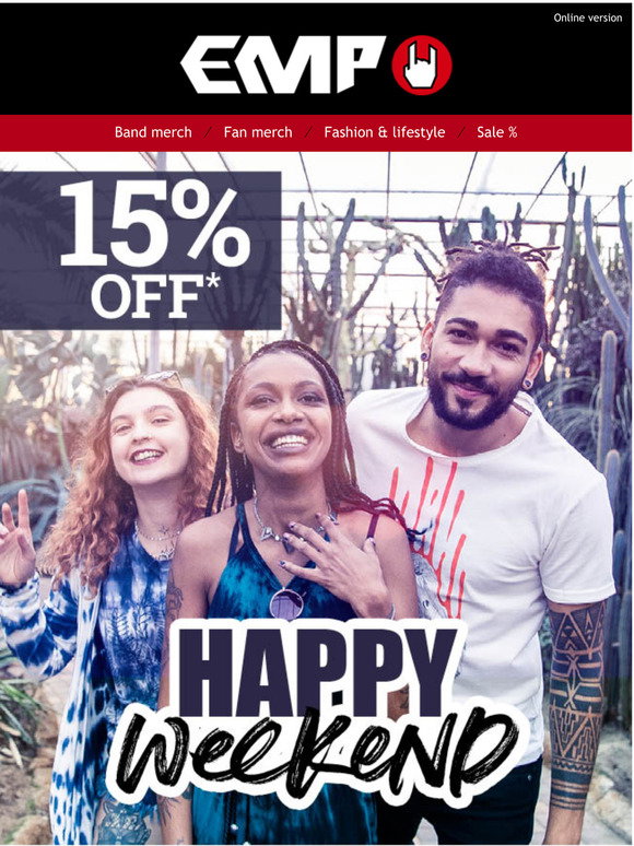 EMP.fi: Happy Weekend from EMP: Save 15% on your order! | Milled