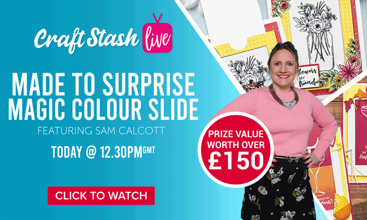 Craft Stash: Sam Calcott Live @ 12.30pm With NEW Made To Surprise ...