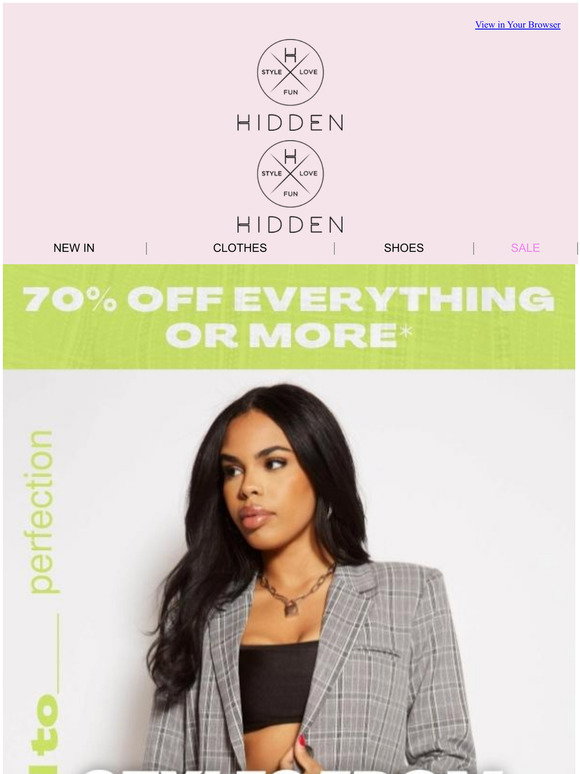 Hidden Fashion: Tailored to Perfection | Styles From 5.99 | Milled