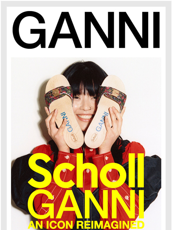 Ganni: New collab alert GANNI X SCHOLL IS HERE! | Milled