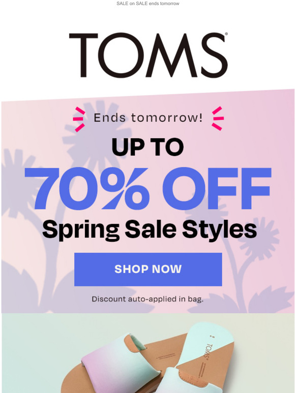 TOMS: Vaca-ready sandals | Up to 70% OFF sale styles | Milled