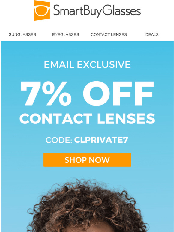SmartBuyGlasses: Our best discount for contacts - limited time only ...