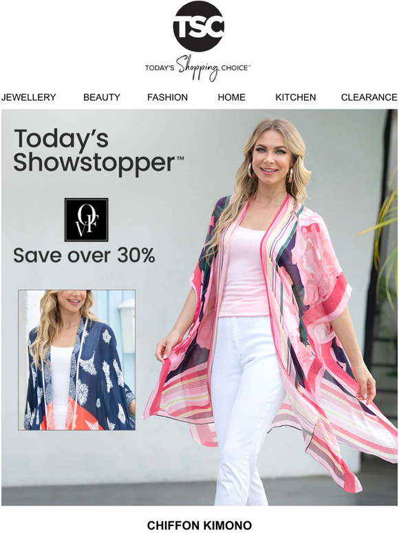 The Shopping Channel: Todays Showstopper - Orange Fashion Village | Milled