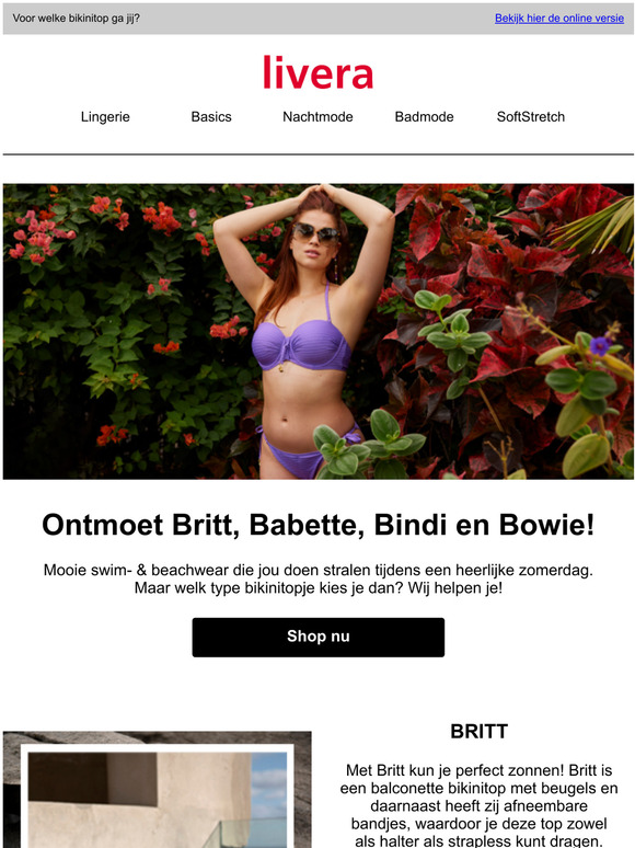 Livera: Ontmoet Britt, Babette, Bindi en Bowie! | Milled