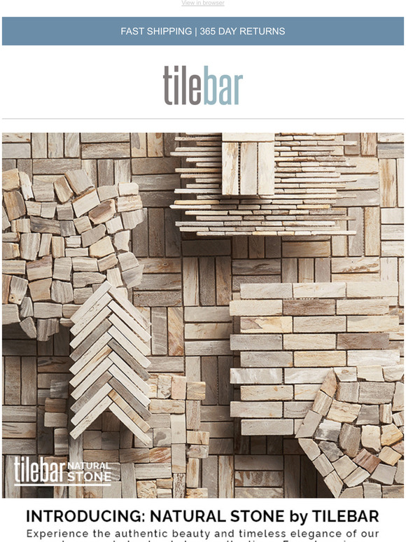 TileBar: DESIGN FOR THE AGES | New Marble & Stone | Milled