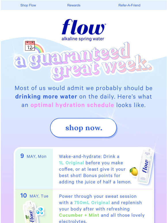 Flow Hydration: What does optimal hydration look like? | Milled