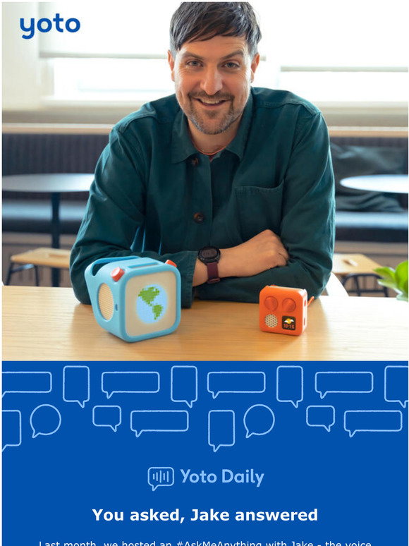 Yoto: Get to know Jake - the host of Yoto Daily | Milled