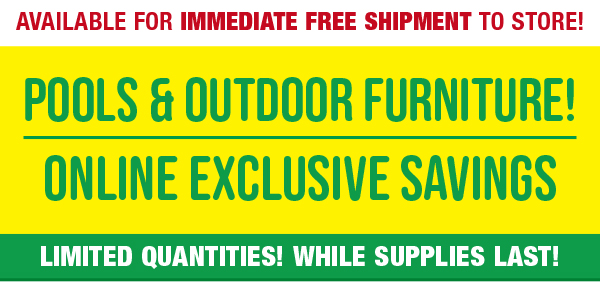 Menards: Online Exclusive Savings On Pools & Outdoor Furniture! | Milled